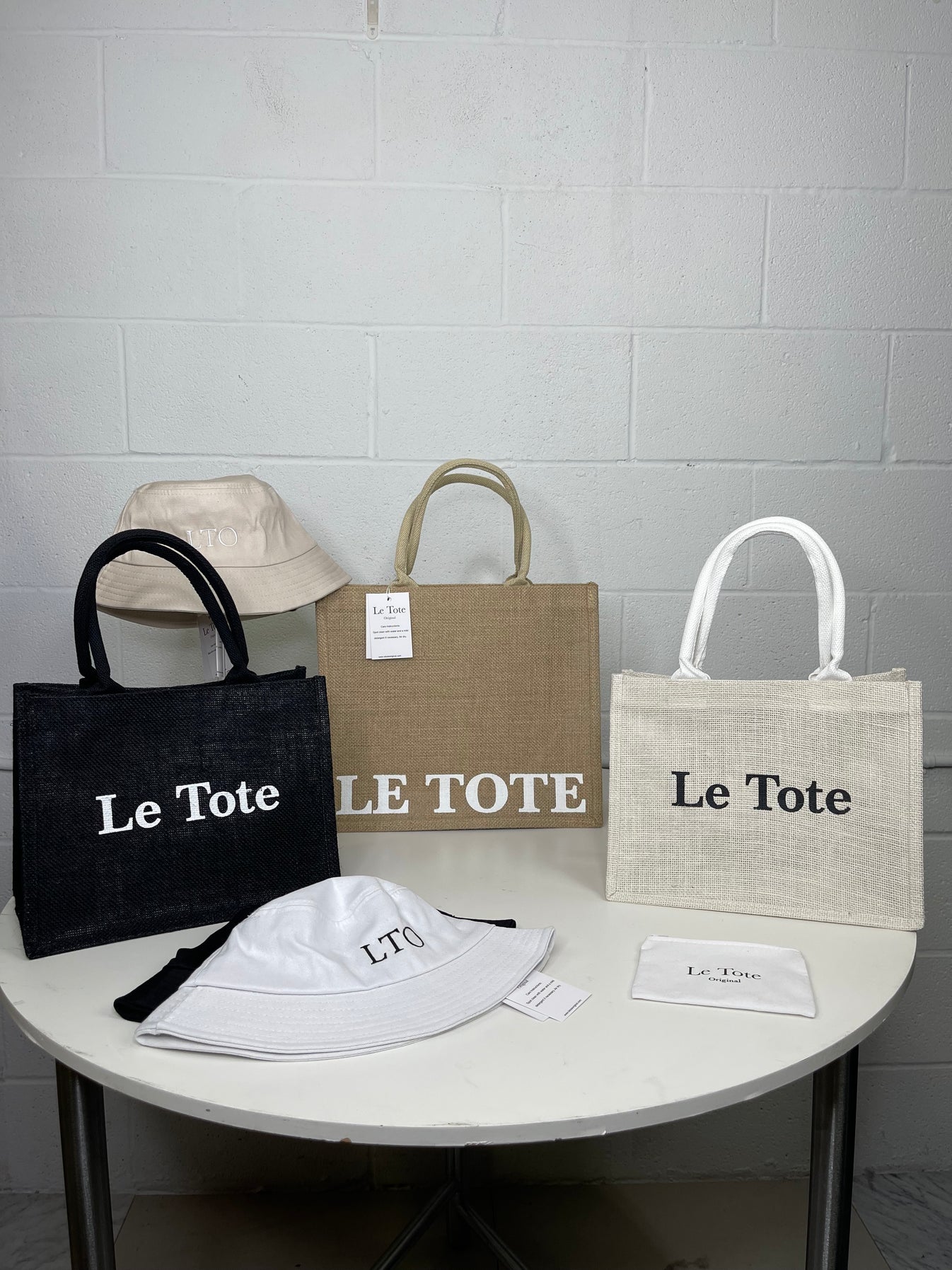 LTO Classic Jute Tote – Le Tote Original