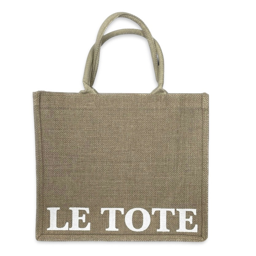 LTO Classic Jute Tote – Le Tote Original