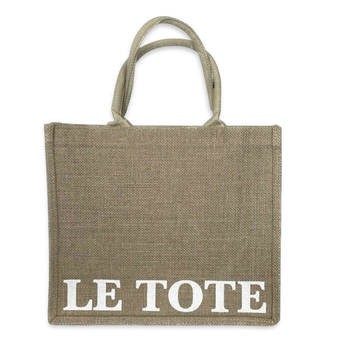LTO Classic Jute Tote – Le Tote Original